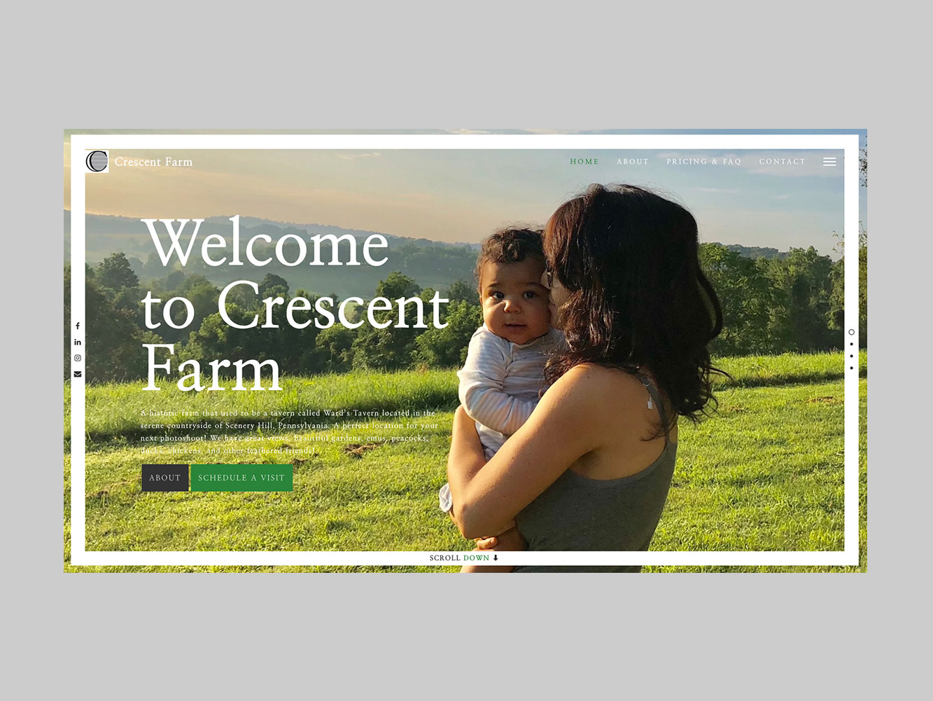 Crescent Farm | Aram Designs | Graphic Design Studio
